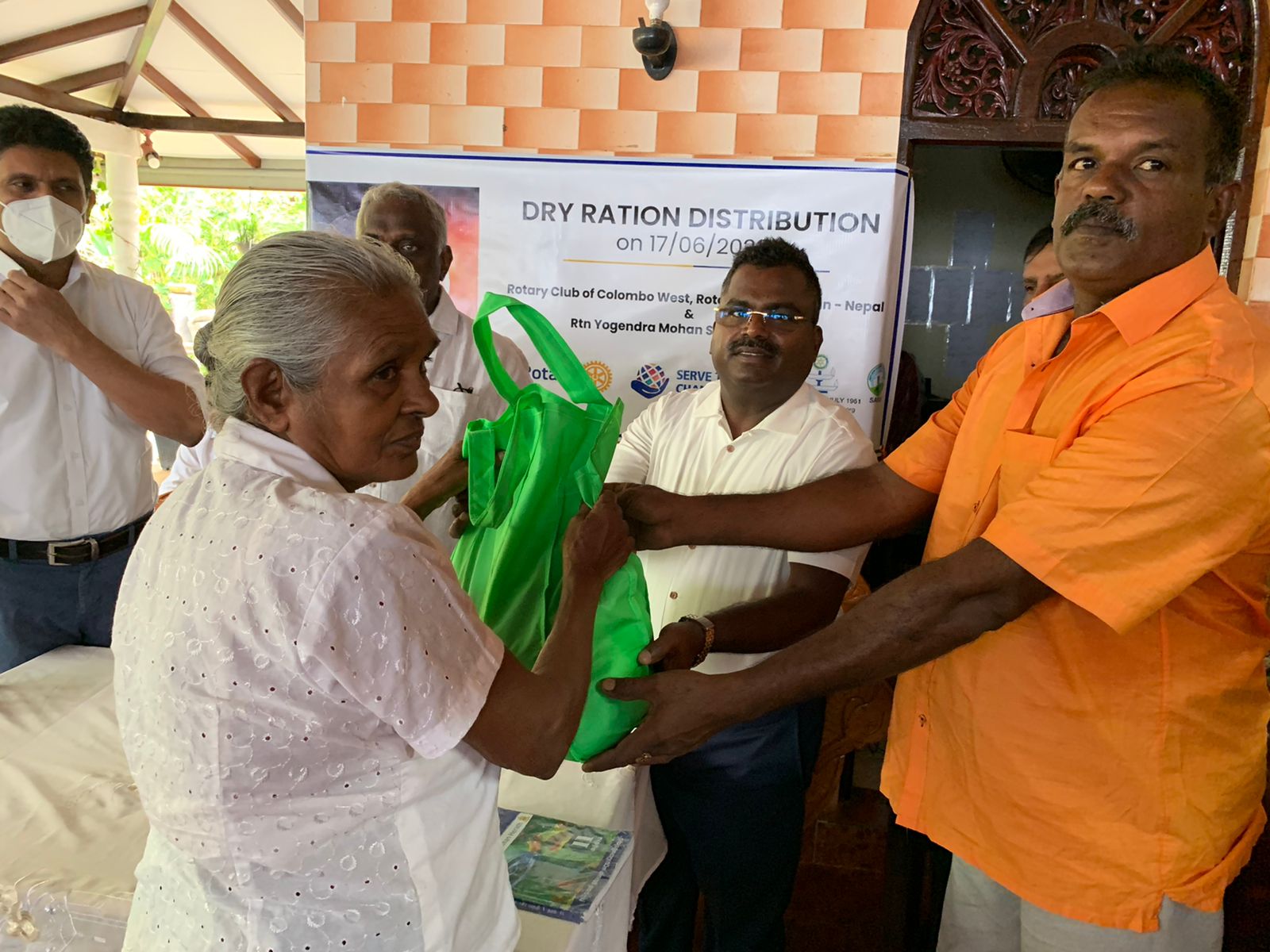 The fourth phase of the dry rations distribution project was carried ...