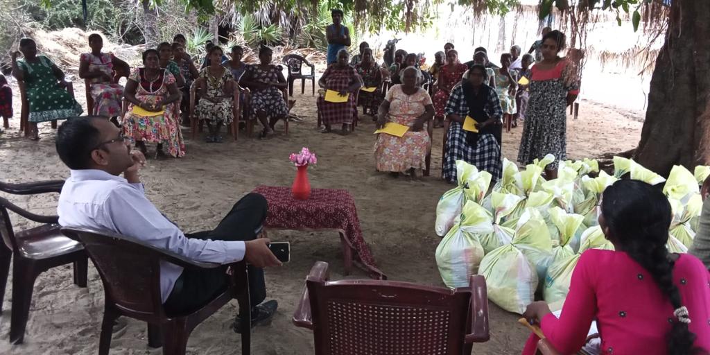 The third phase of the dry rations distribution project was carried out ...